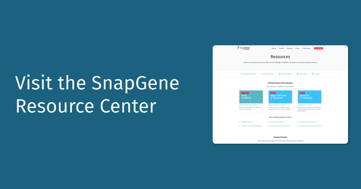 Resources - SnapGene